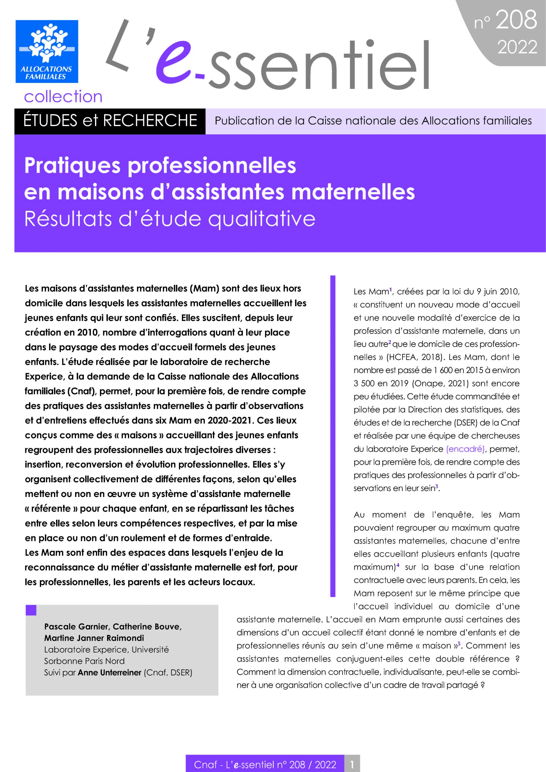 Experice – Experice – Centre de Recherche Interuniversitaire Expérience ...